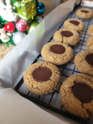 Gingerbread Thumbprint Cookies – Mindo Chocolate Makers